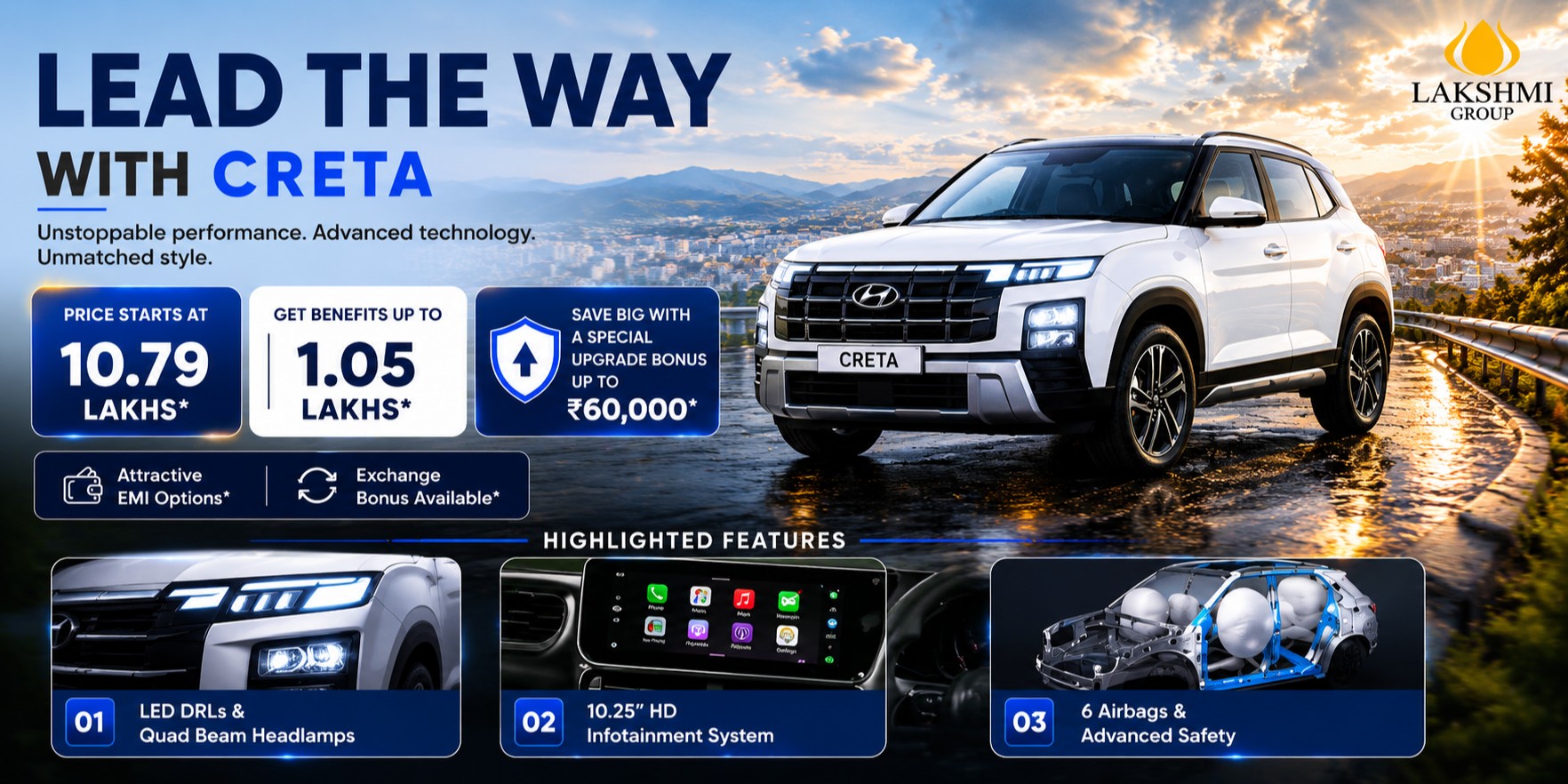 Hyundai Creta On Road Price In Hyderabad 2026 All Variants